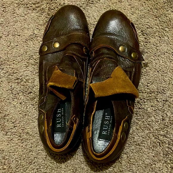 Gordon Rush | Shoes | Steampunk Patchwork Leather Brogues Slip On ...